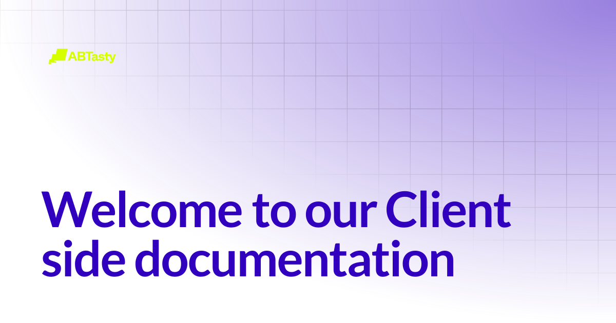 Welcome to our Client side documentation | Client side experimentations ...